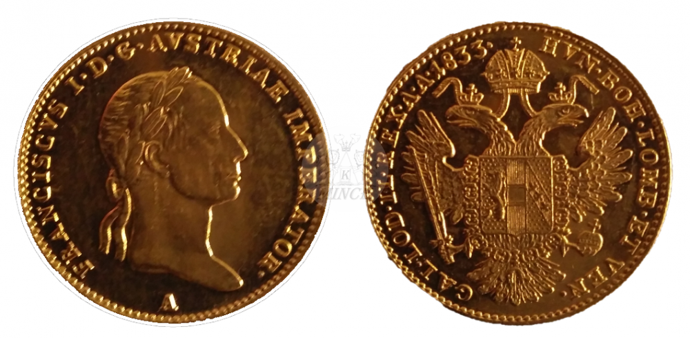 Dukát František II. (I.) 1833 A Vídeň (1792 - 1835) :: K-mince.cz